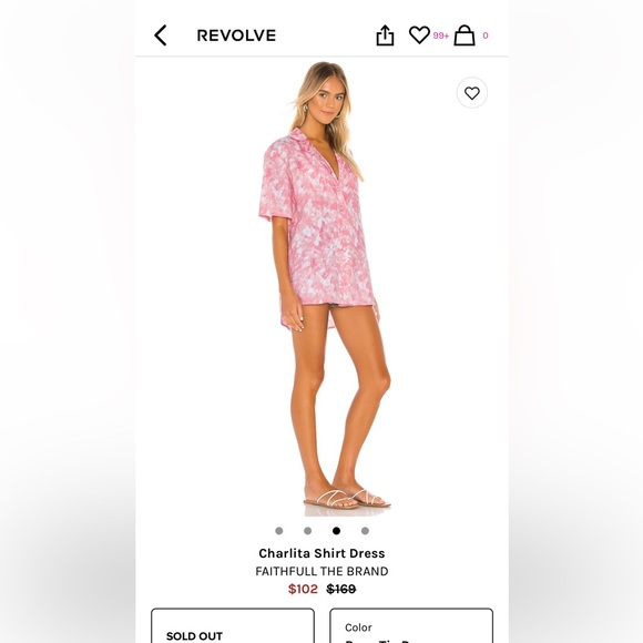Faithfull the Brand | Tops | Faithful The Brand Pink Cover Up | Poshmark